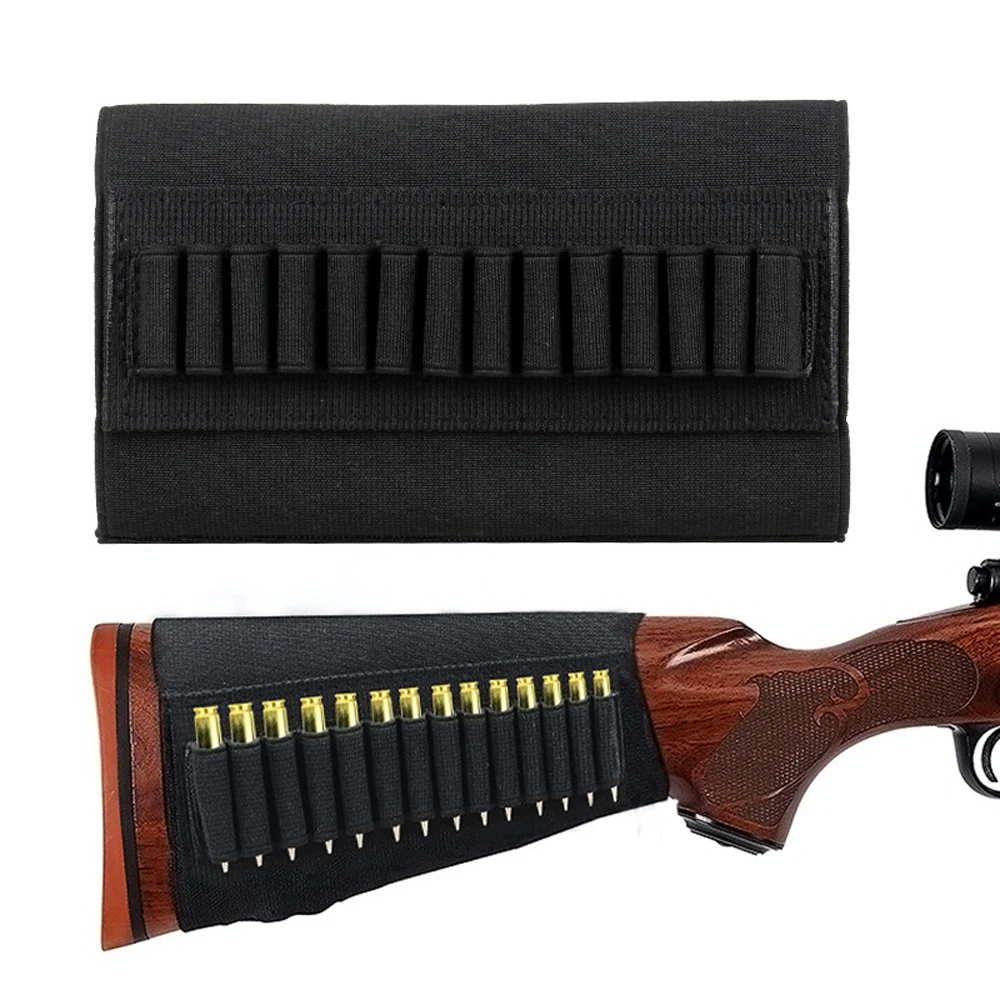 14-bullets-Rifle-ammunition-5-56-bullet-bag-carrier-holder-rear-Stock ...