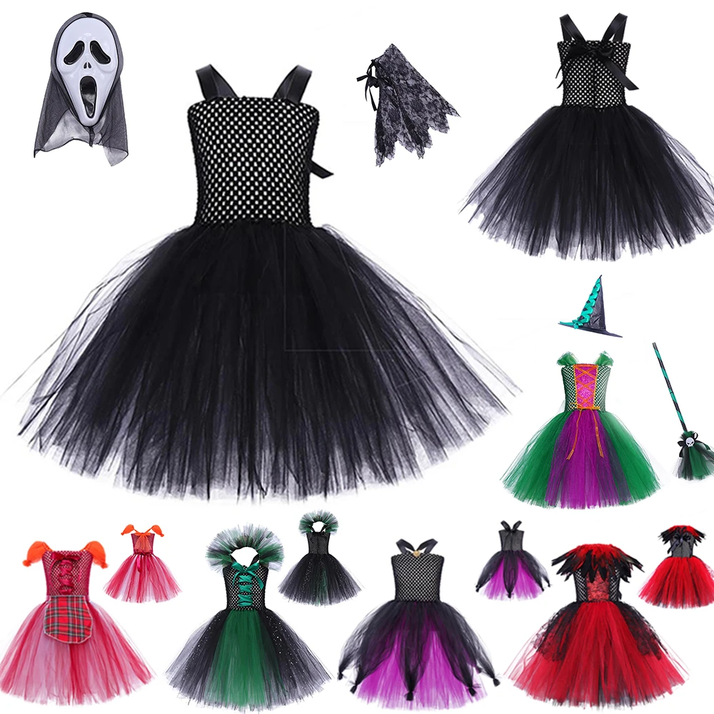 Vampire-Costume-Set-for-Girls-Halloween-Cosplay-Dress-Up-Party-Clothing ...