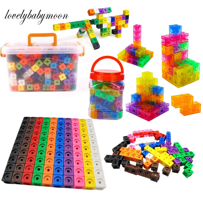 Linking-Math-Cubes-with-Activity-Cards-Set-Number-Blocks-Counting-Toys ...