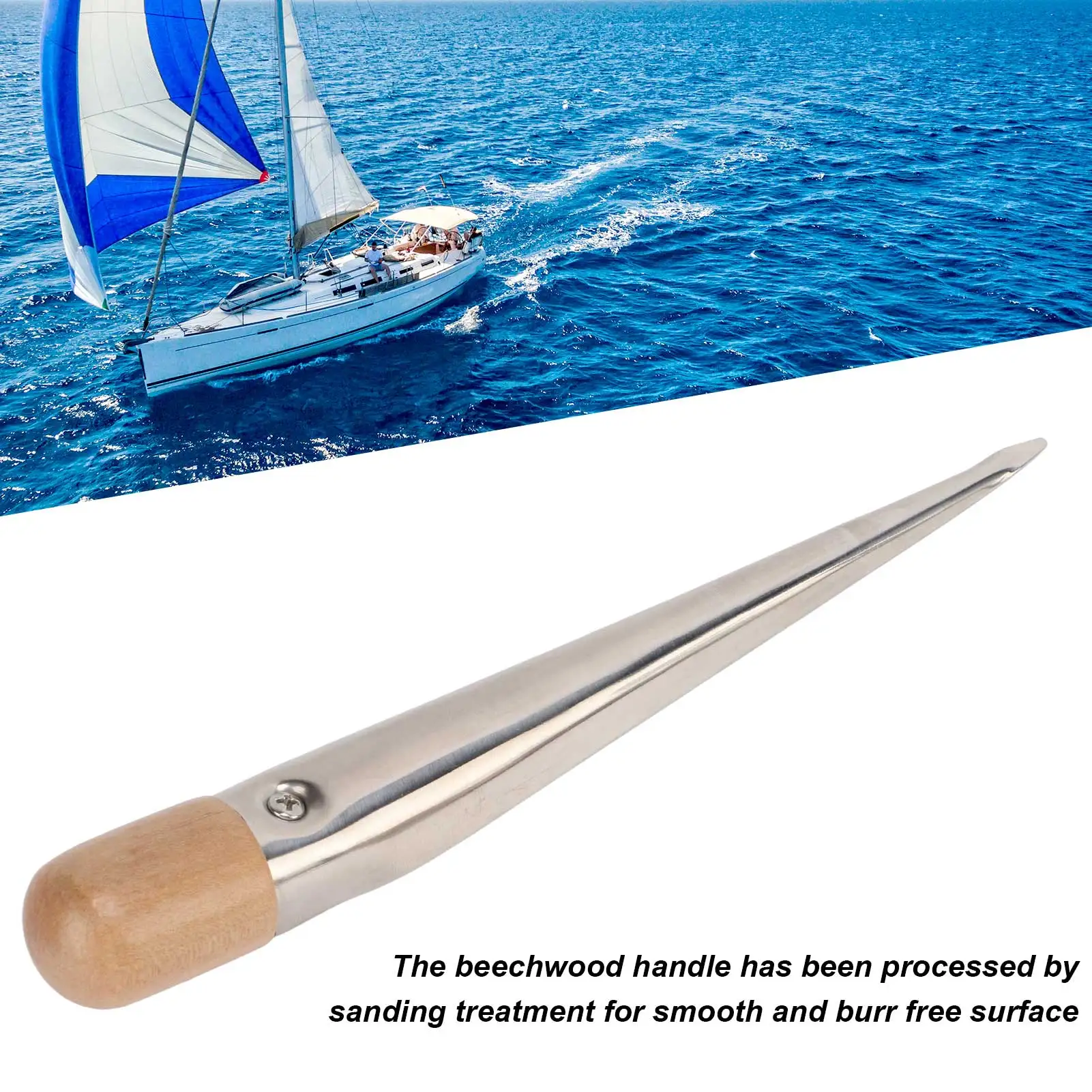 Marine-Rope-Splicing-Spike-304-Stainless-Steel-Pom-Plastic-Handle ...