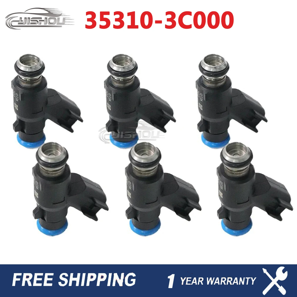 4-6PCS-35310-3C000-New-Car-Fuel-Injector-Nozzle-FOR-HYUNDAI-SANTA-FE ...