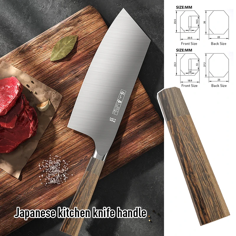 Diy-Japanese-Chef-Knife-Handle-Kitchen-Knives-Wood-Color-Knife-Details ...