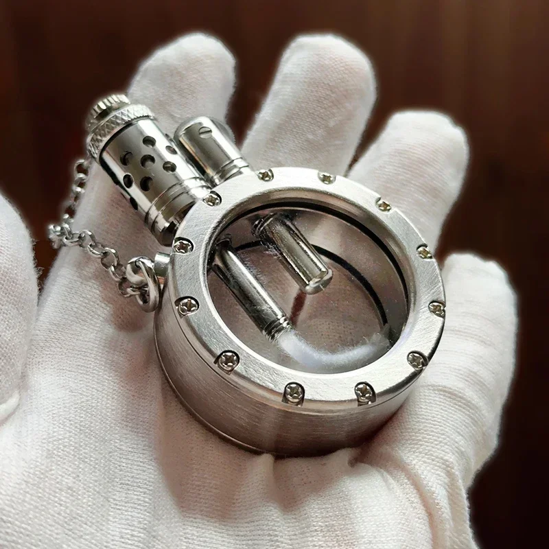 New-Portable-Round-Kerosene-Lighter-Handmade-Pure-Copper-Gasoline ...