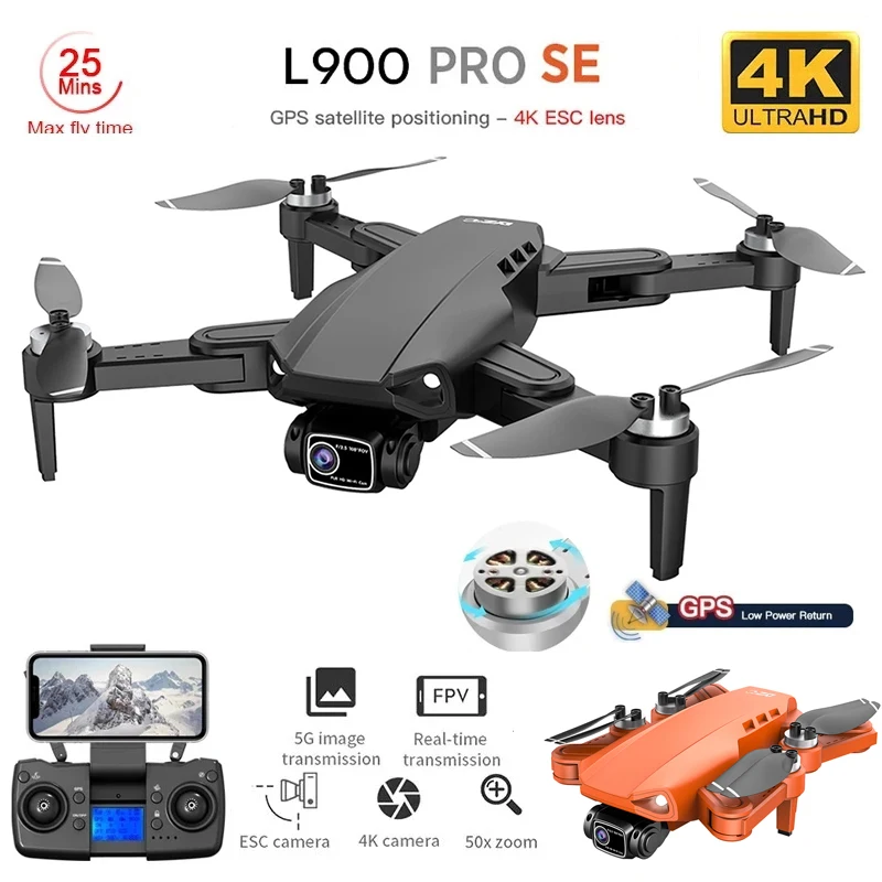 NEW-L900-Pro-SE-GPS-Drone-Profesional-4K-HD-5G-WIFI-FPV-Camera ...