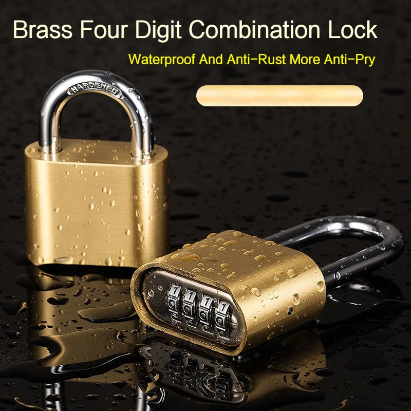 4-digit-Combination-Padlock-Heavy-Metal-with-Digital-Password ...