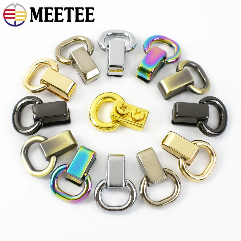 2/4/10Pcs 11mm Ring Metal Bags Strap Buckles Side Clasp Clip Hooks for ...