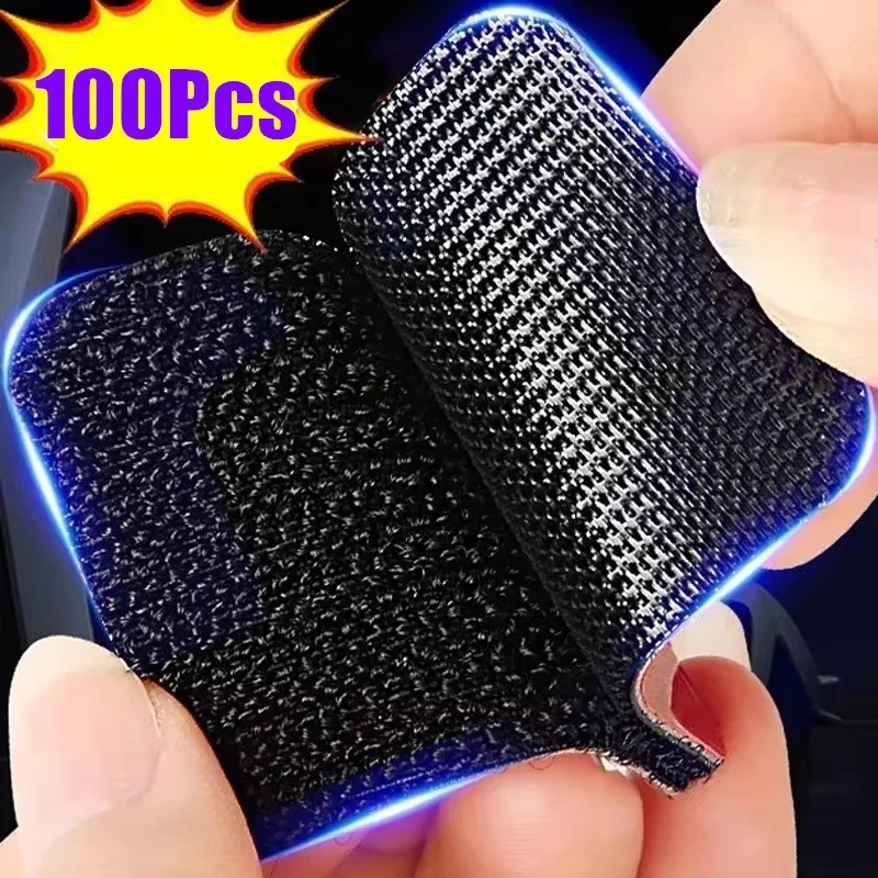 Strong Double Velcro Tape Self-Adhesive Extra Black Double-Sided ...