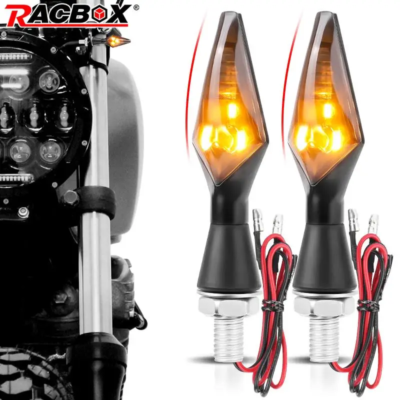 M8-Motorcycle-LED-Metal-Mini-Turn-Signal-Indicator-Light-Amber-Black ...