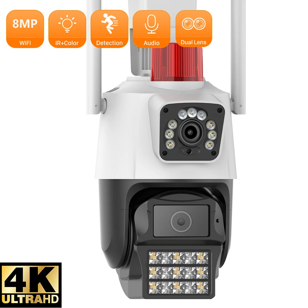 8MP-4K-Wifi-IP-Camera-PTZ-Dual-Lens-Human-Detect-Security-CCTV-Smart ...