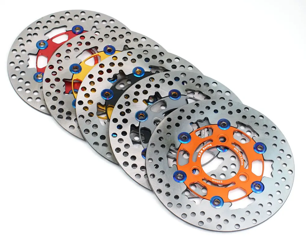 220mm-Rpm-Disc-Brake-Motorcycle-Front-Rear-Wheel-Caliper-Rotor-Disks ...
