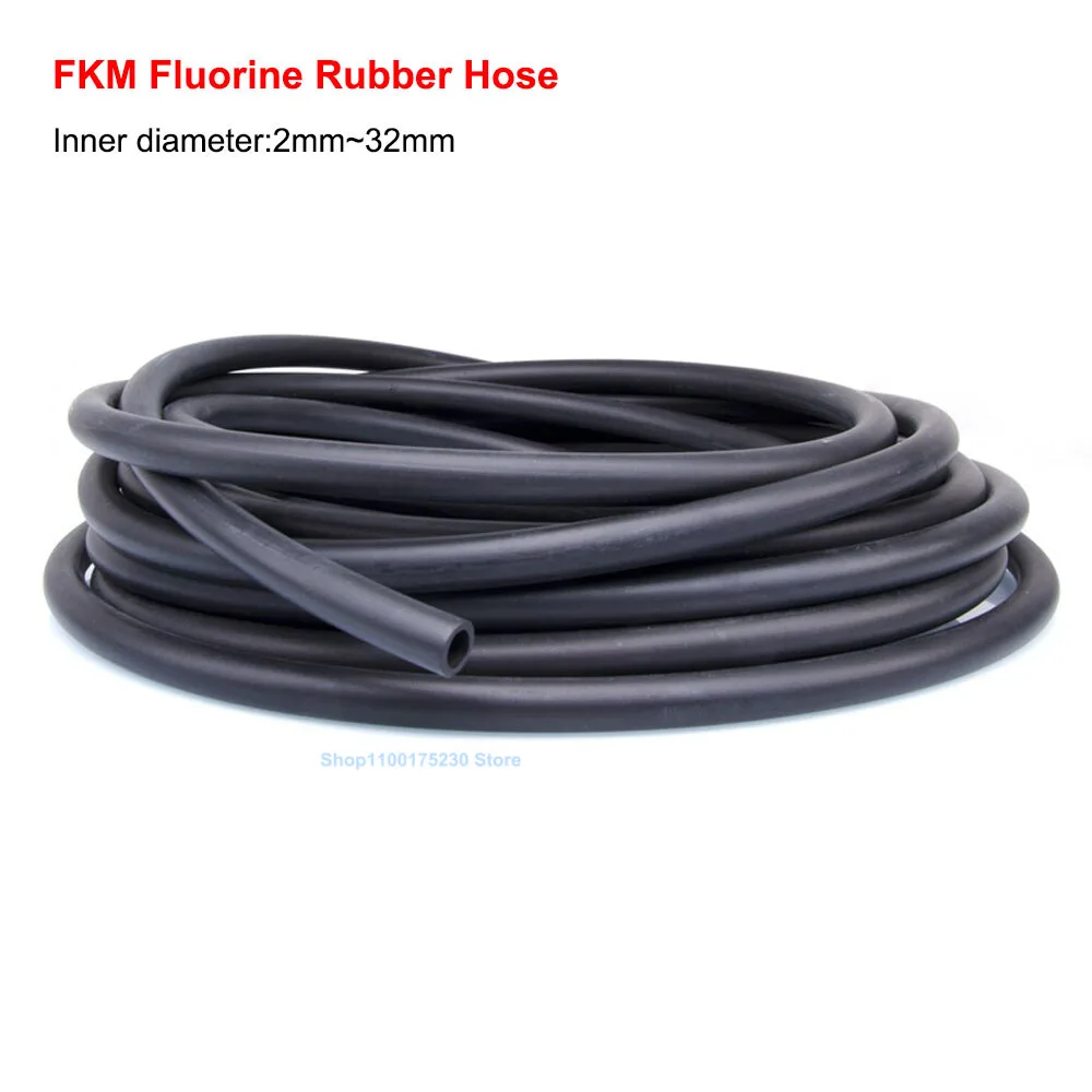 1Meter-ID-2mm-32mm-Fluorine-Rubber-Hose-FKM-Tube-Tubing-Pipe-Acid-base ...