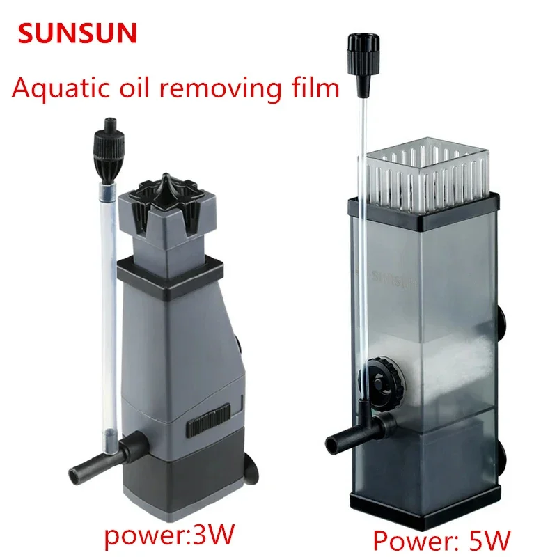 SUNSUN-Aquarium-Oil-Film-Processor-Surface-Skimmer-to-film-remove-water ...