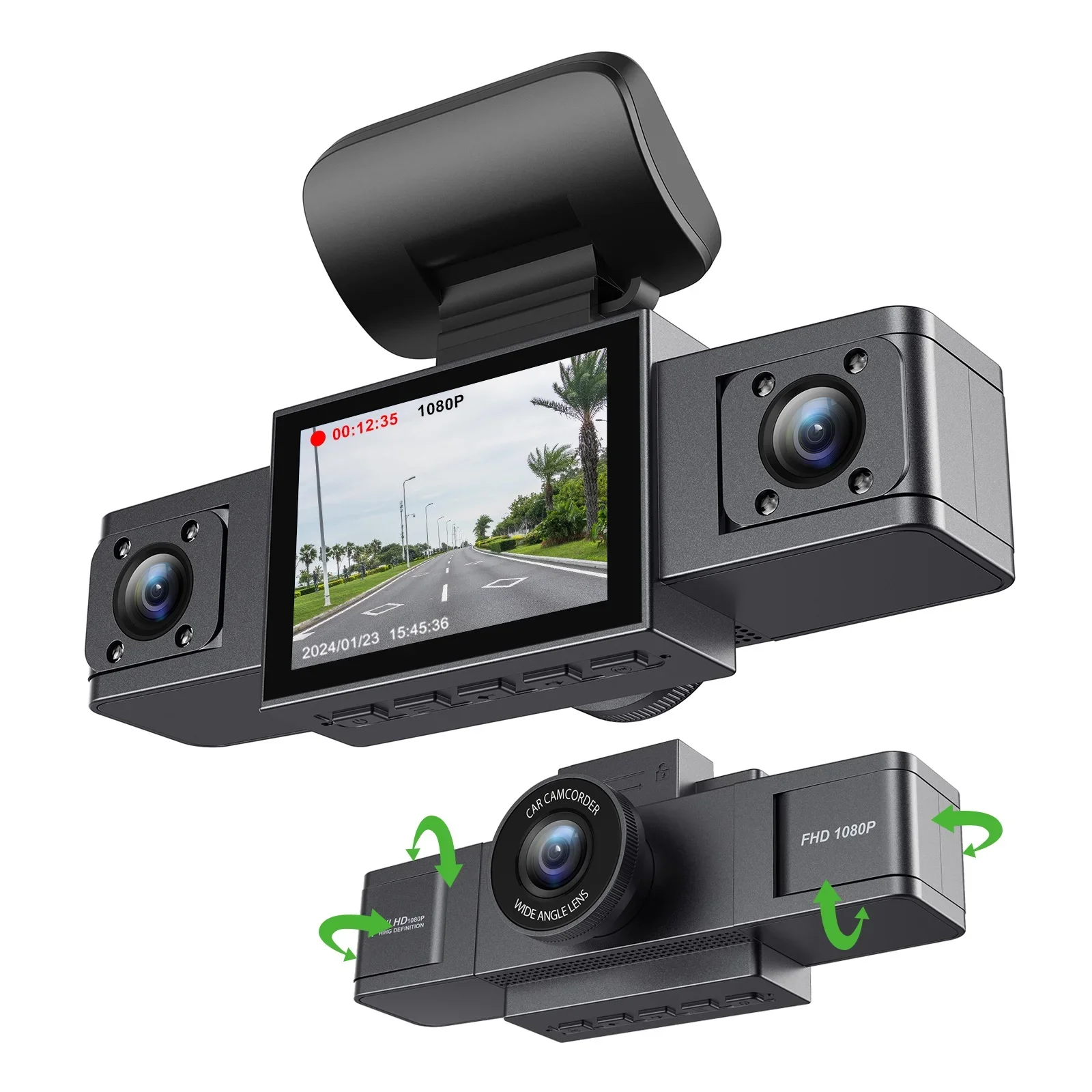 3-Channel-Dash-Cam-Black-Box-3-Cameras-Car-Video-Recorder-Three-Lens ...
