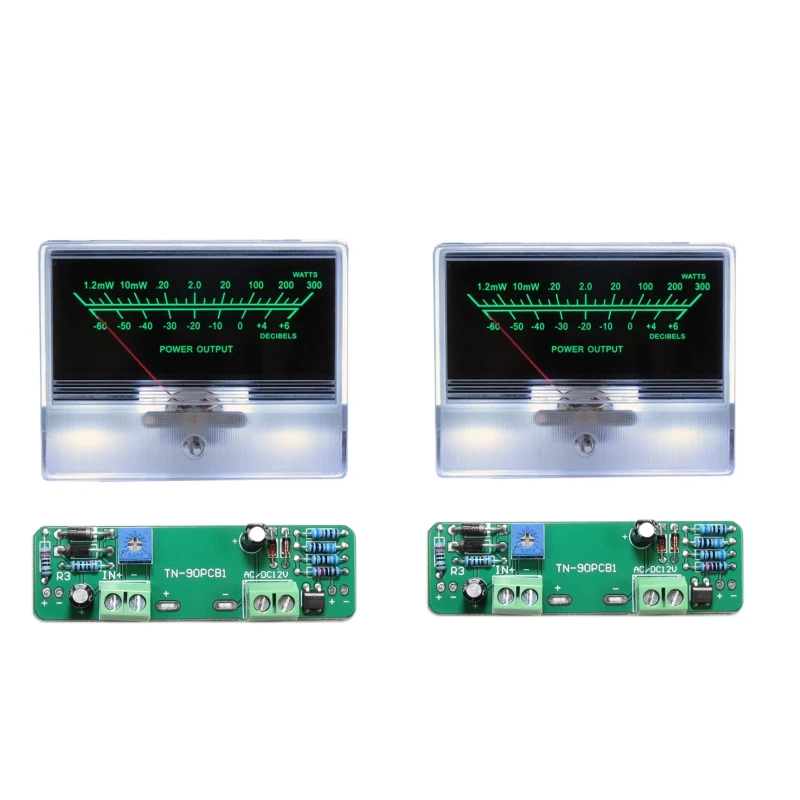 VU Level Meter Stereo Preamp tube Amplifier Board Indicator DB Preamp ...