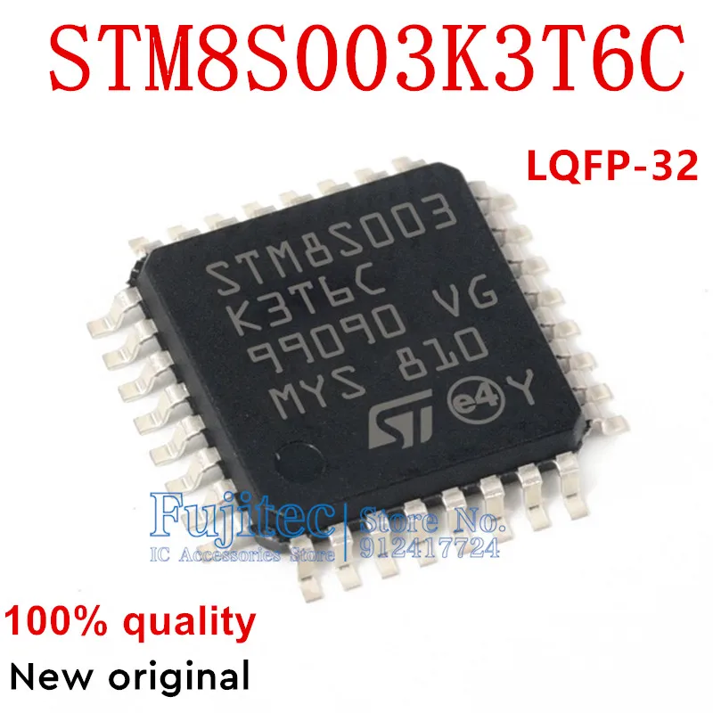 2PCS/LOT STM8S003K3T6C STM8S003K3T6 STM8S003K3 STM8S003K STM8S003 LQPFP ...