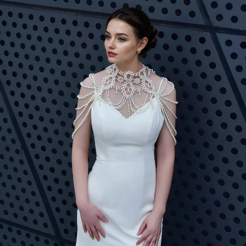 VG09-Bridal-Bolero-Necklace-Pearls-Beaded-Bridal-Covered-Body-Chain ...
