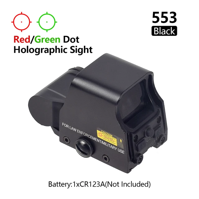 551 552 553 558 Red Green Dot Holographic Sight Scope Hunting Reflex ...