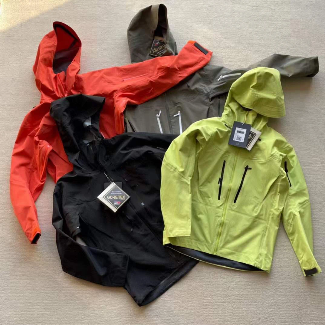 Moda ARC três camadas casaco impermeável ao ar livre Alpha sexta ...