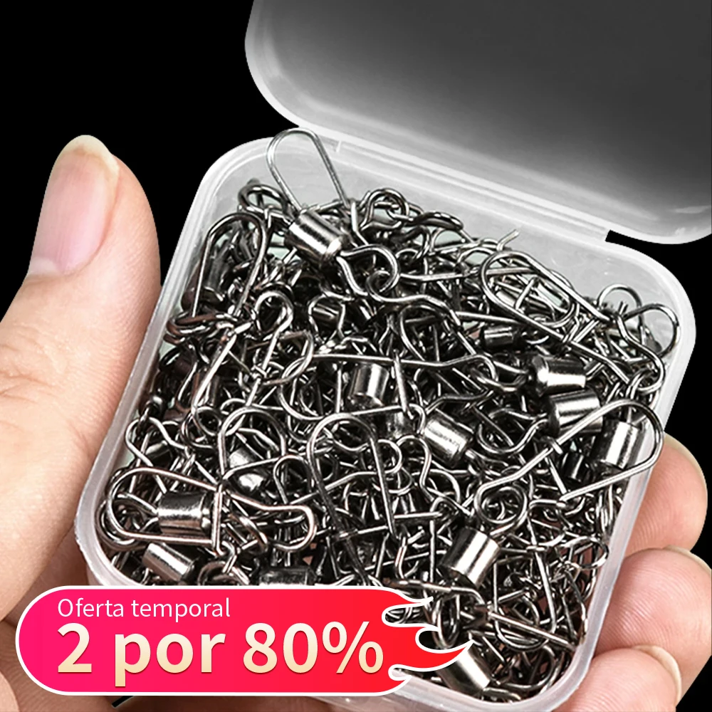 Accesorios-de-pesca-de-Lucio-Pin-conector-de-rodamiento-giratorio-de ...