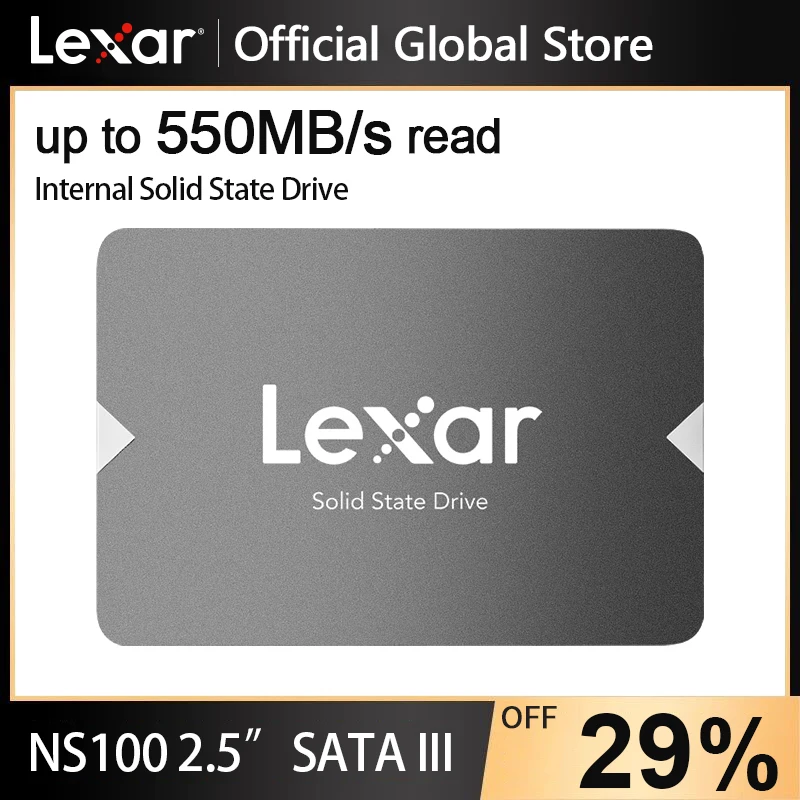 Lexar SSD sata 3 Drive HDD 2.5 Hard Disk SSD 128GB 256GB 512GB 1TB 2TB ...