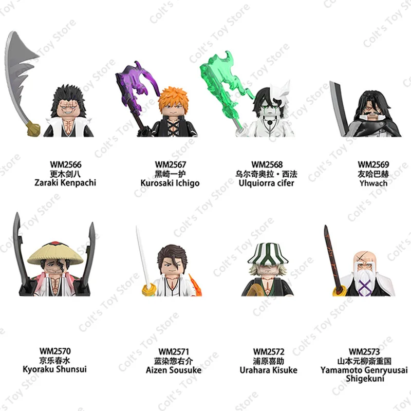 Classic-BLEACH-Anime-Mini-Action-Figures-Bricks-Dolls-Kurosaki-Ichigo ...