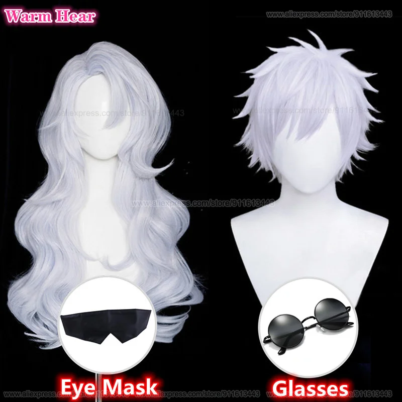 High-Quality-Anime-COS-Gojo-Satoru-Cosplay-Wig-32cm-70cm-Silver-Purple ...