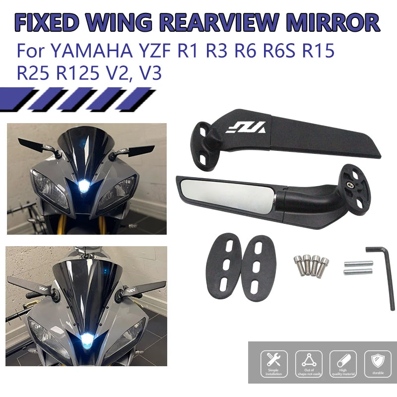 Yamaha Yzf R125 Motorcycle Accessories | Yamaha R25 Side Mirror ...