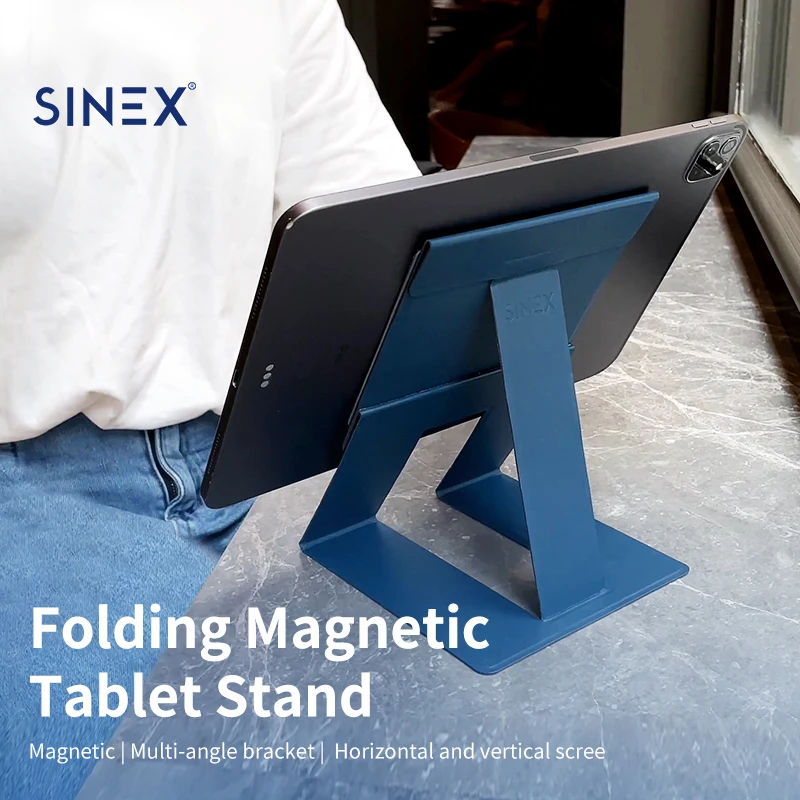 Magnetic-Leather-Tablet-Stand-Folding-Magsaf-Invisible-and-Foldable-For ...