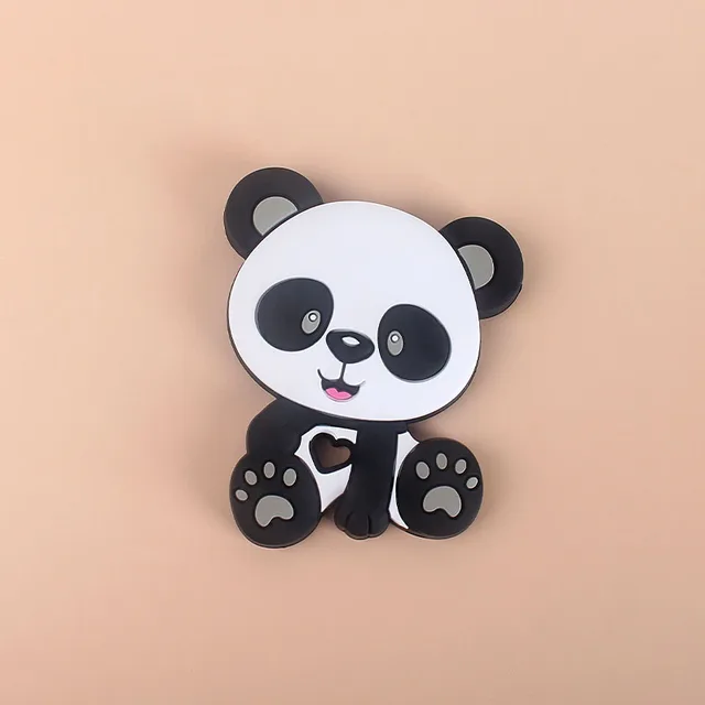 Customized English Silicone Letter Name Baby Pacifier Clip Panda Dummy ...