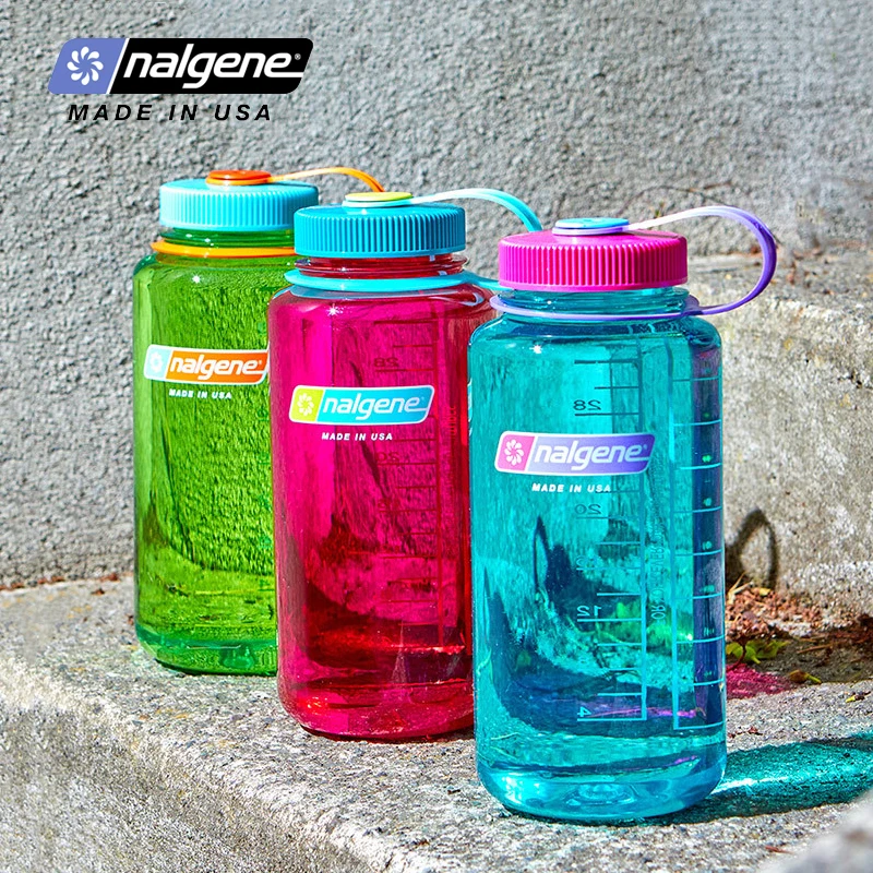Nalgene-Outdoor-Wide-Mouth-Sports-Water-Bottle-Portable-Plastic-Water ...