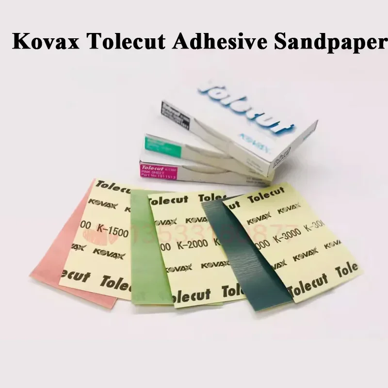 5PCS Kovax Series Tolecut 70x114mm Rectangular Adhesive sandpaper #1500 ...