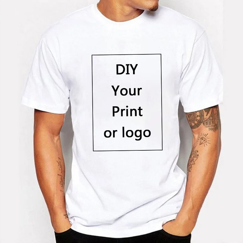 custom-Customized-DIY-Your-Like-Photo-Logo-t-for-top-tee-men-clothing ...