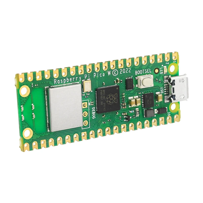 New Raspberry Pi Pico W With Wireless WiFi RP2040 Microcontroller ...