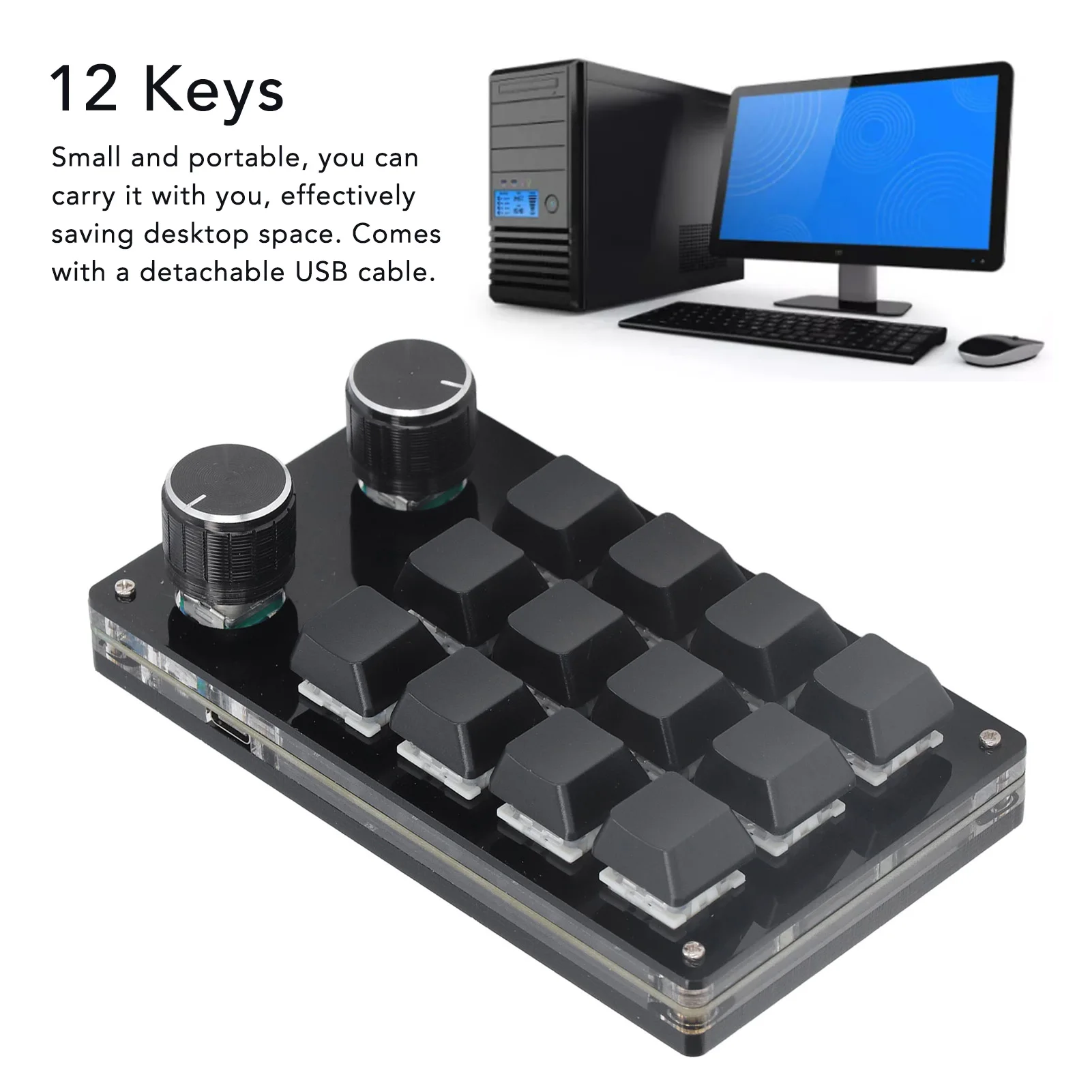 Mechanical-Gaming-Keypad-12-Keys-2-Knobs-Small-OSU-Gaming-Keyboard-DIY ...
