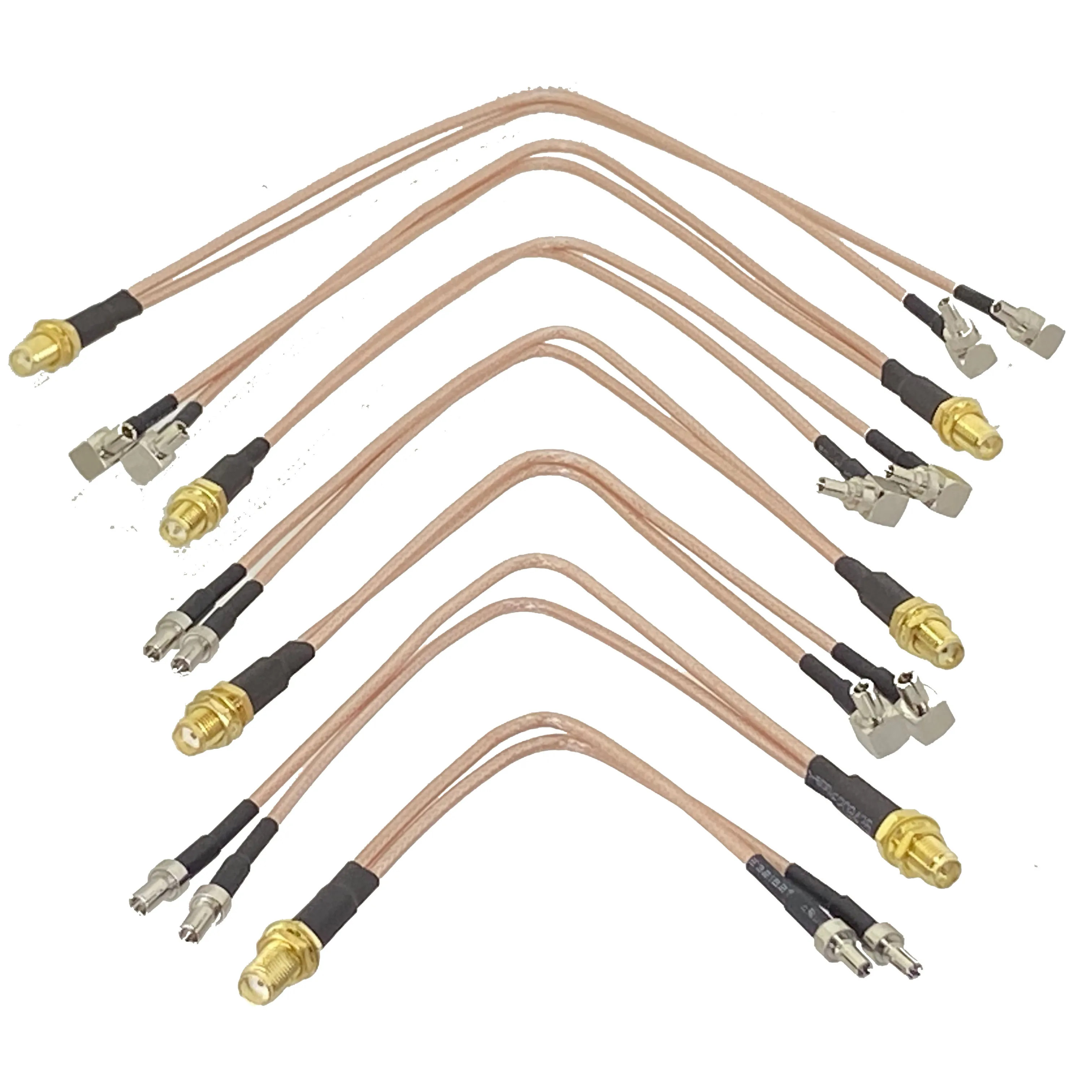 RG316 SMA RP SMA Female Bulkhead to CRC9 TS9 Male Plug Right Angle ...