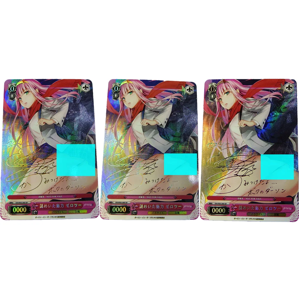 Tarjeta Flash de Color de animación DIY Darling In The Franxx Zero Two ...