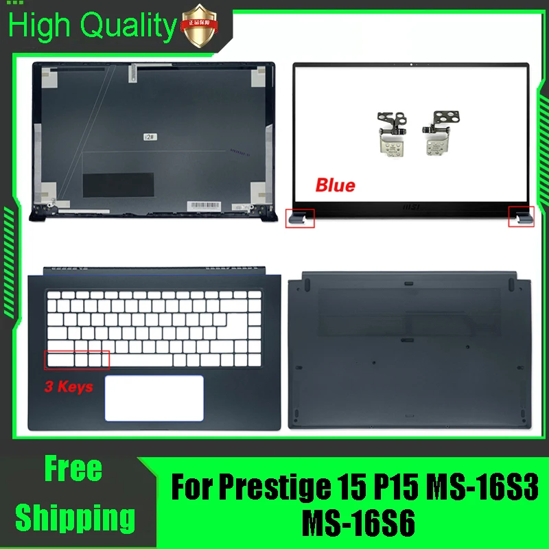 For-MSI-Prestige-15-P15-MS-16S3-MS-16S6-Laptop-Rear-Lid-Back-Top-Cover ...