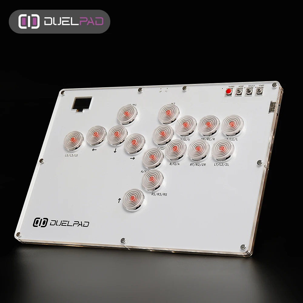 Duelpad-A16-Arcade-Leverless-Controller-With-Kailh-Low-profile-Switches ...