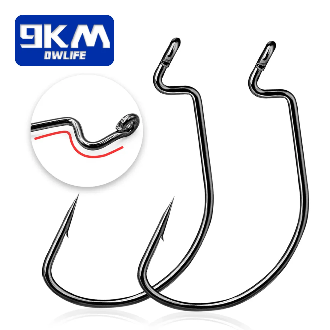 Wide-Gap-Offset-Worm-Fishing-Hooks-Jig-Carp-Fishing-Softjerk-Texas-Rig ...