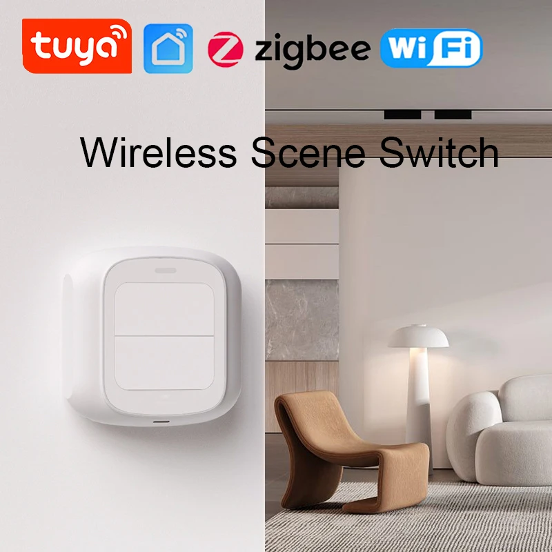 Tuya-WiFi-ZigBee-Wireless-Smart-Scene-Switch-Button-Push-Battery ...