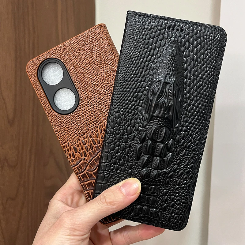 Magnet Genuine Leather Skin Flip Wallet Book Phone Case Cover On For ...