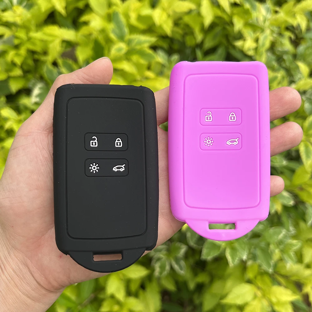 Silicone-Car-Key-Case-Cover-For-Renault-Koleos-Kadjar-Arkana-2017-For ...
