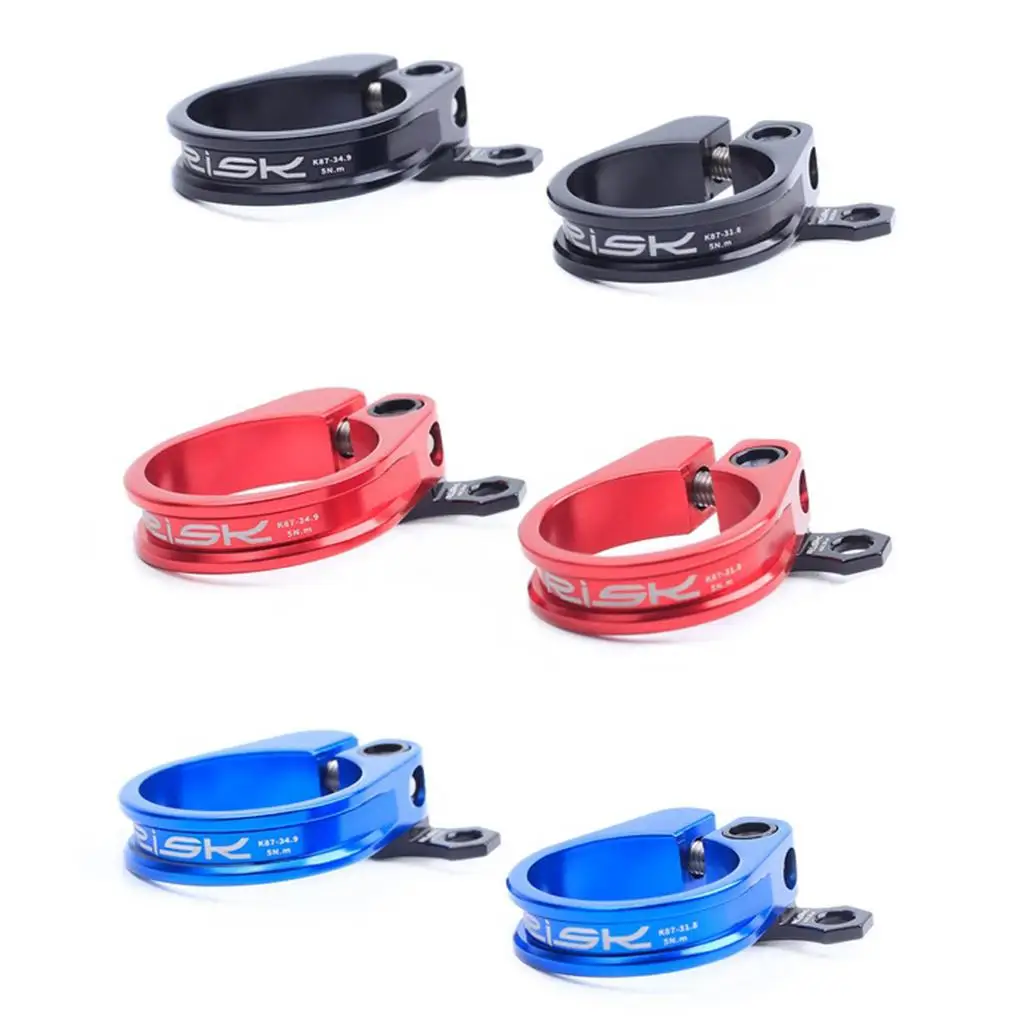 Bike Seatpost Clamp Fixed Clip MTB Road Bike Cable Holder Buckle Hose ...