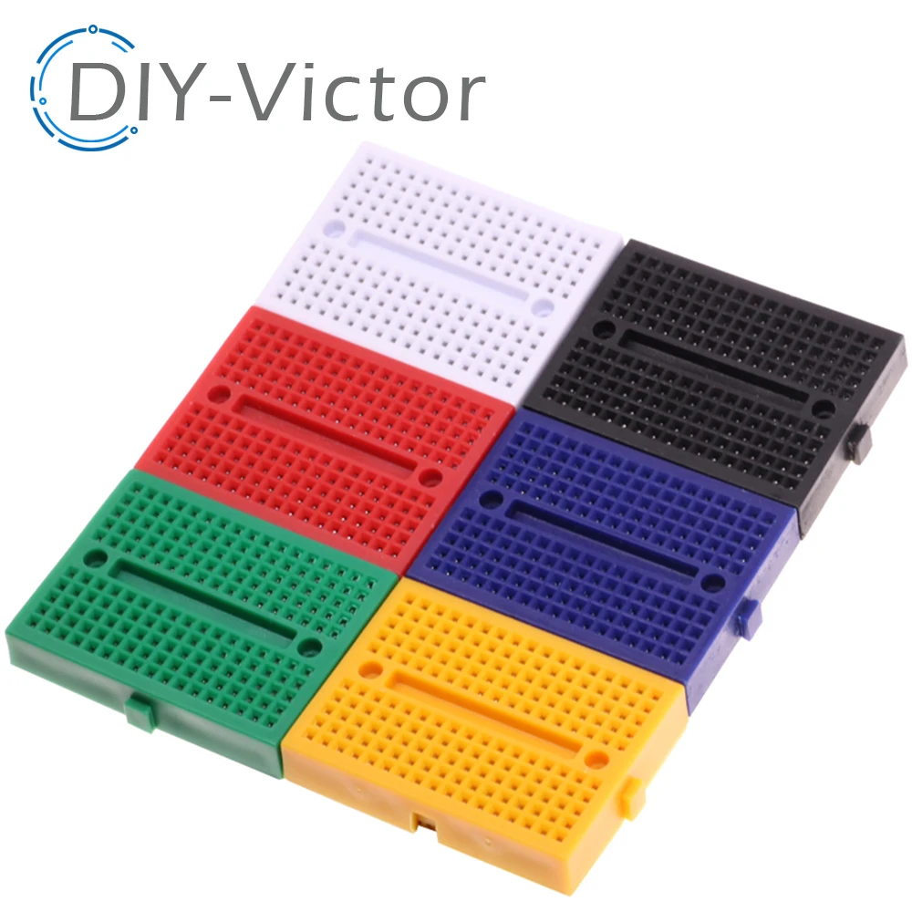 Six Color Mini Breadboard Solderless Prototype SYB-170 Tie-points PCB ...