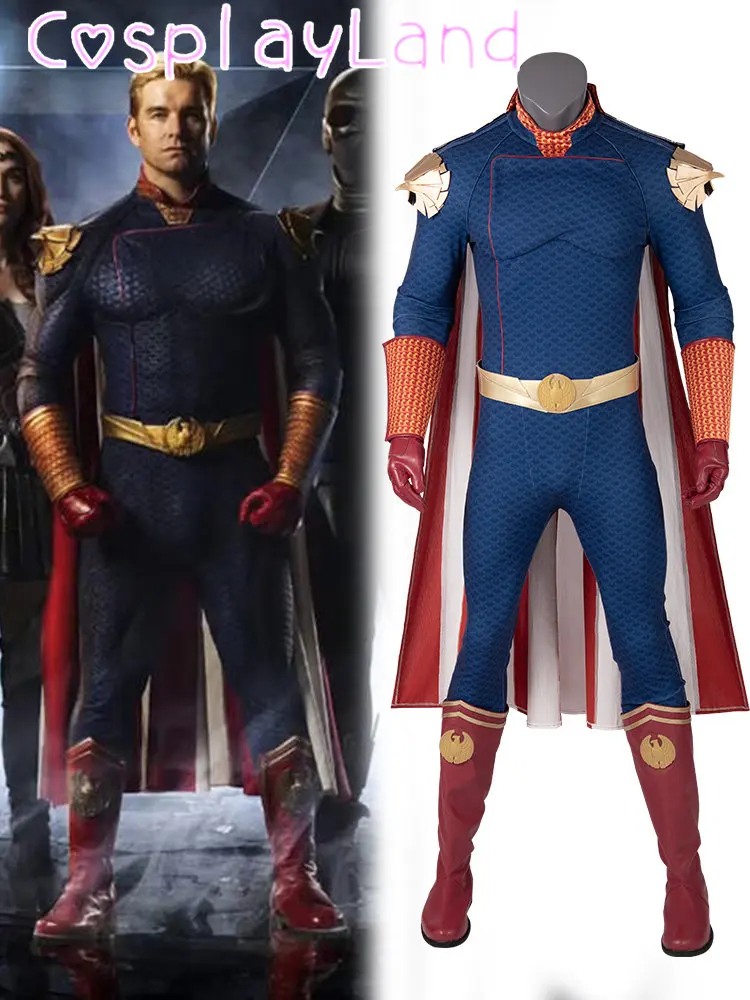 IN Stock The Boys Homelander Cospaly Superhero Costume Adult Halloween ...