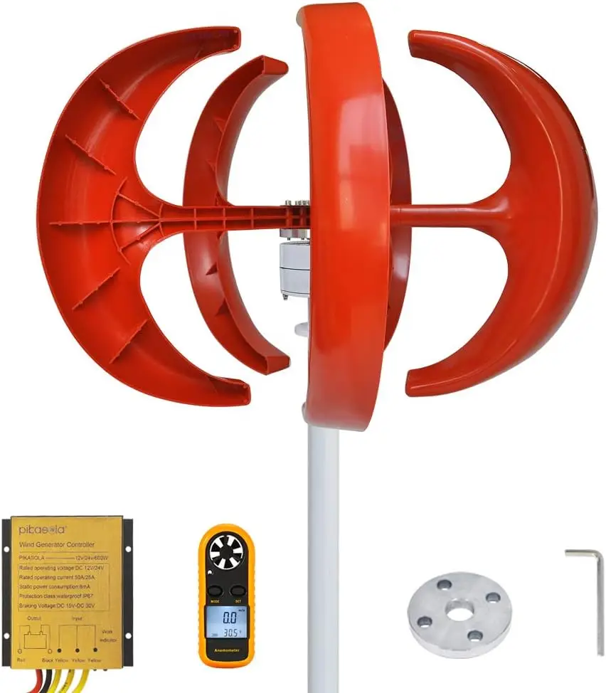 Wind-Turbine-200W-max-220W-12V-5-Blade-Wind-Vertical-Axis-Generator-3 ...