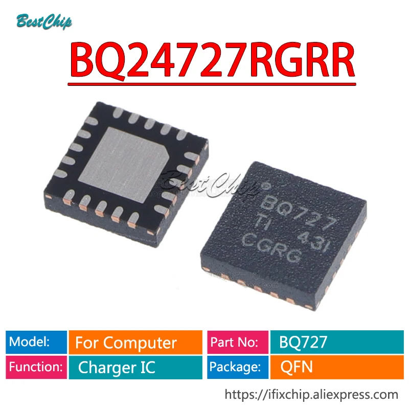 10pcs-BQ24727RGRR-BQ727-BQ24737RGRR-BQ737-BQ24738RGRR-BQ738-BQ24728RGRR ...