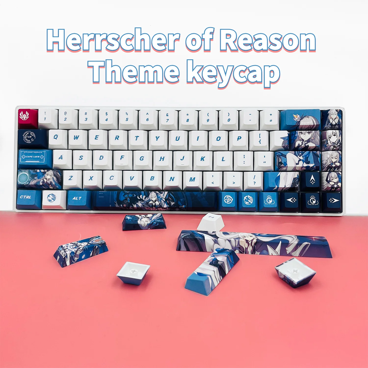 136-keys-Herrscher-of-Reason-theme-keycap-Cherry-Profile-PBT ...