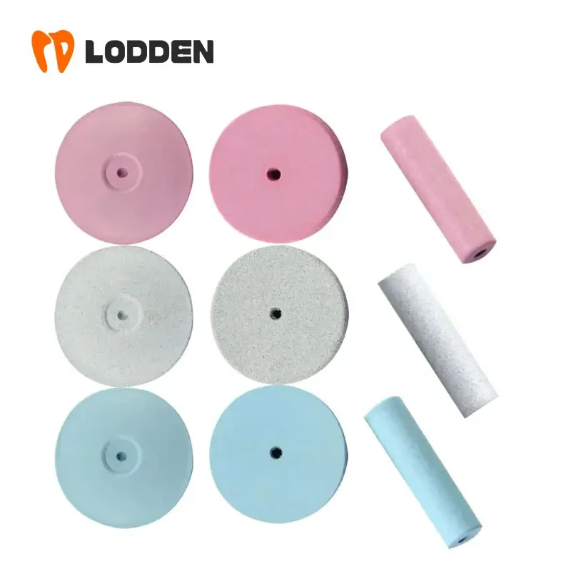 LODDEN-100pcs-Dental-Lab-Silicon-Rubber-Wheels-Coarse-Medium-Fine ...