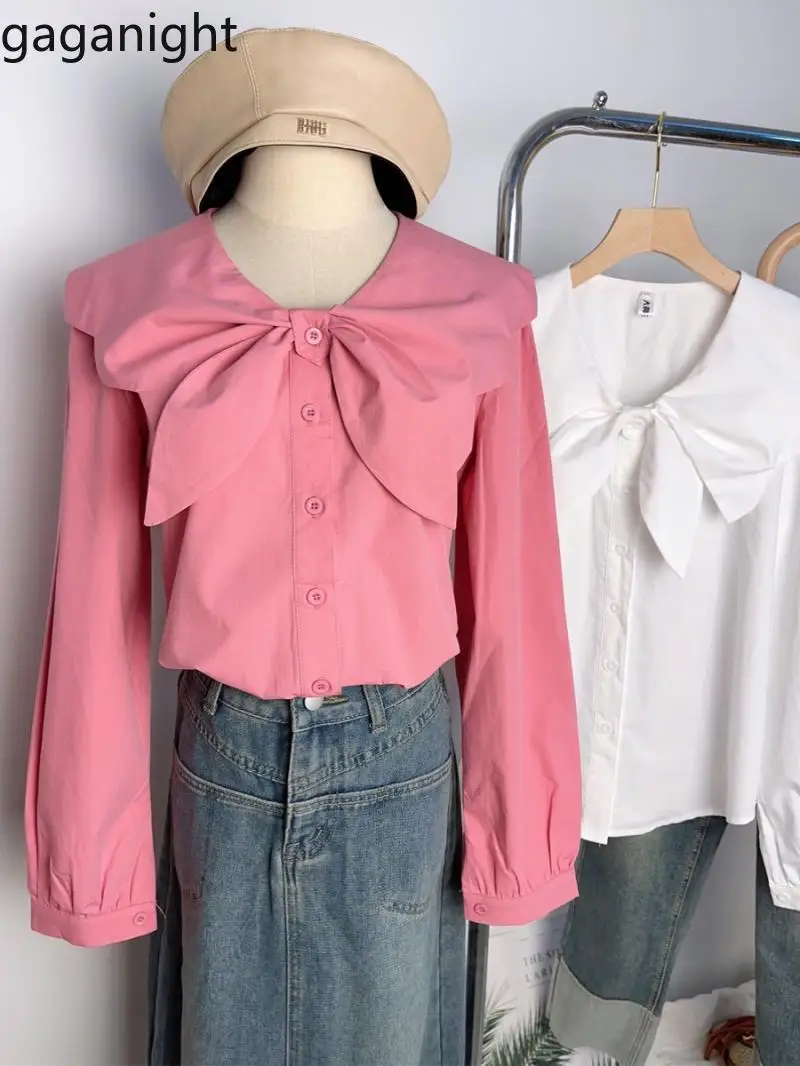 Atus-anight-Chemise-manches-longues-avec-n-ud-pour-femme-chemisier ...